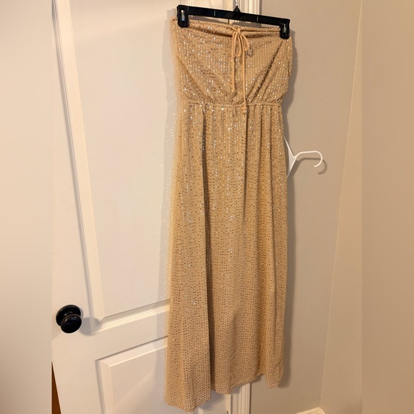 Outback Red | Dresses | Outback Red Sparkling Strapless Dress | Poshmark